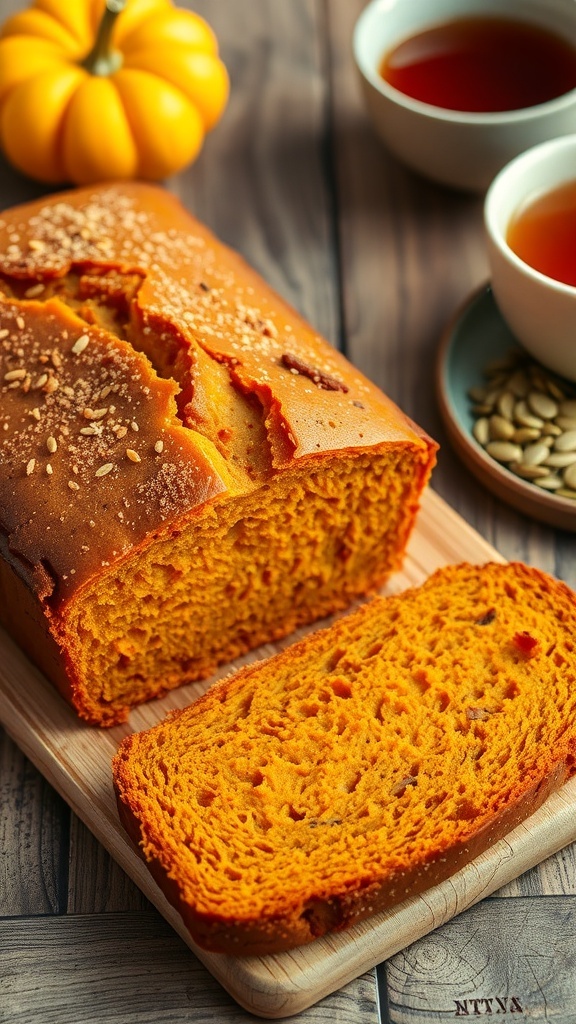 Healthy Vegan Pumpkin Bread Recipe
